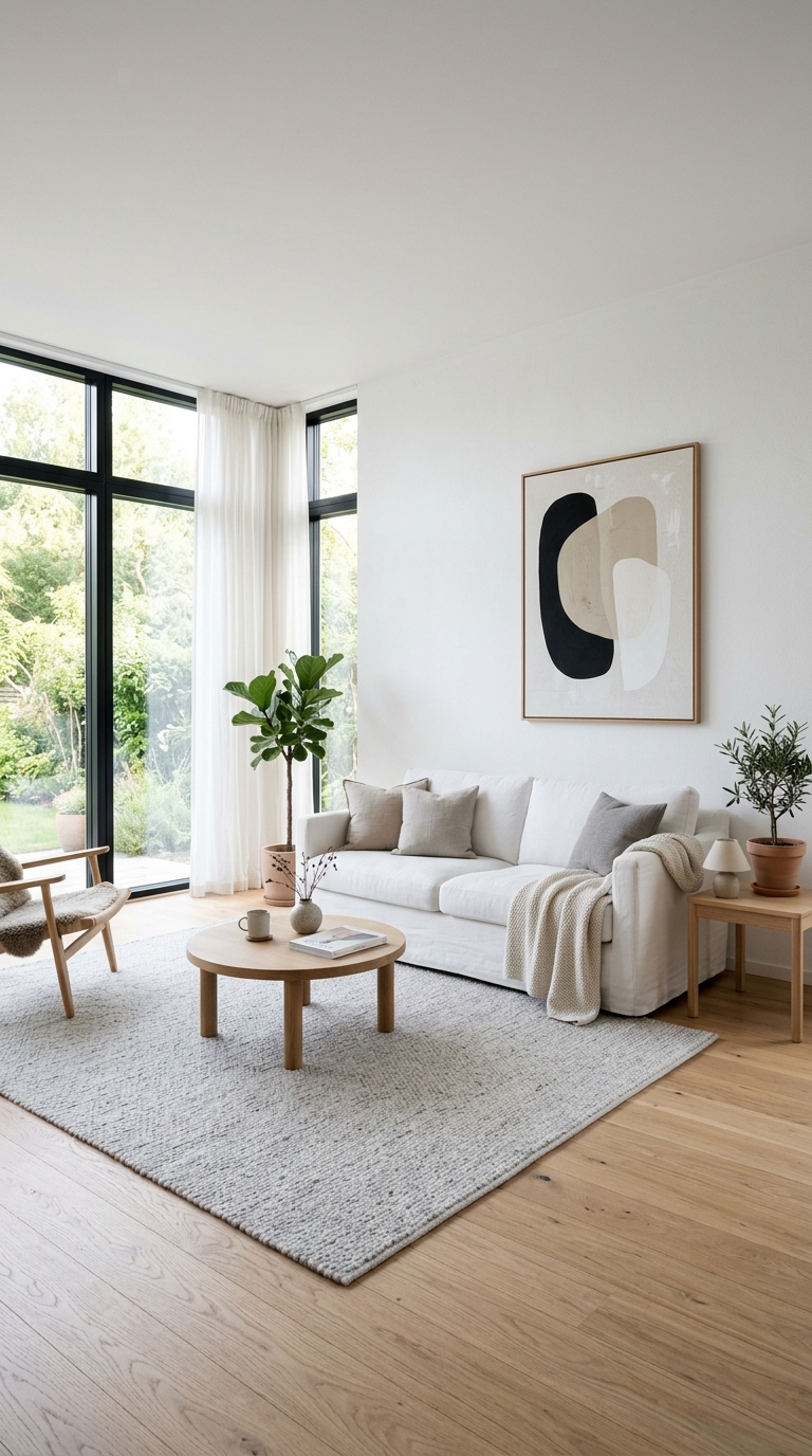 10 Stylish Scandinavian Living Room Ideas Natural Wood Accents - Airlucent