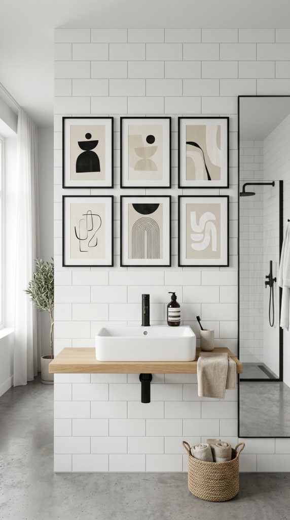 10 Chic Bathroom Wall Decor Ideas for Modern Home Design - Airlucent