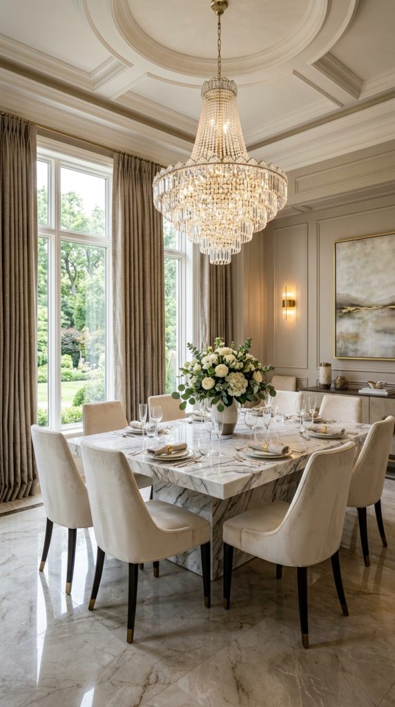 10 Lavish Luxury Dining Room Sophisticated Home Ideas - Airlucent