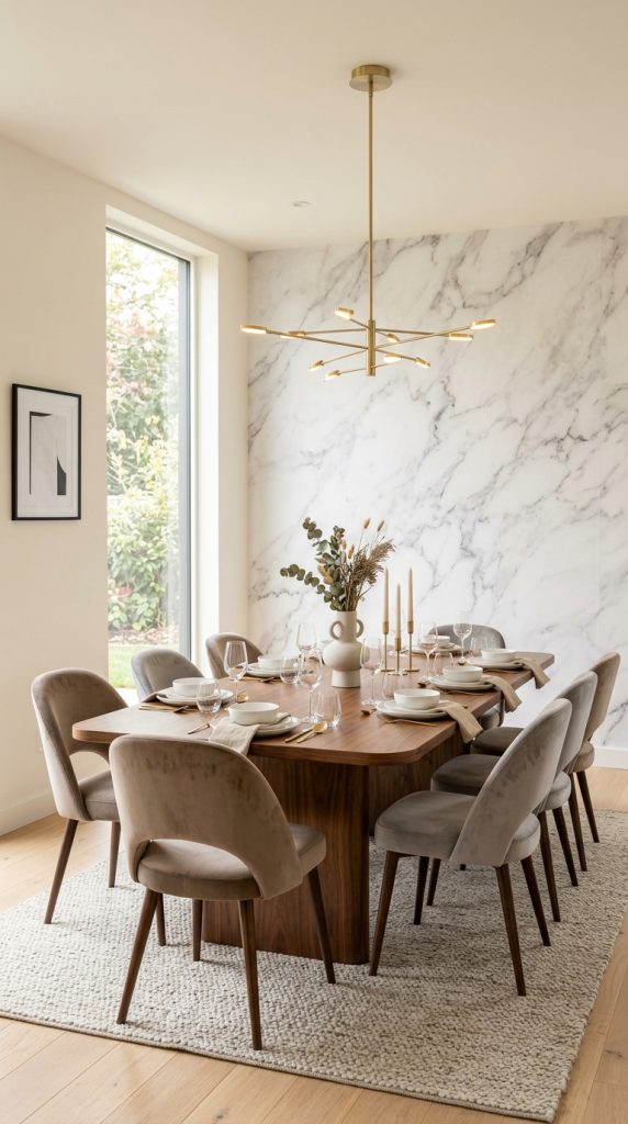 10 Gorgeous Dining Room Wallpaper Looks for Modern Luxury - Airlucent